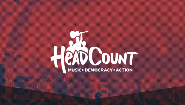 Register to vote at a concert by text message with HeadCount - RIFF