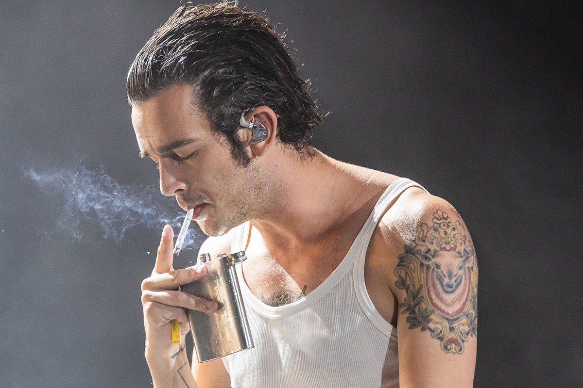 The 1975 Matt Healy Smoking